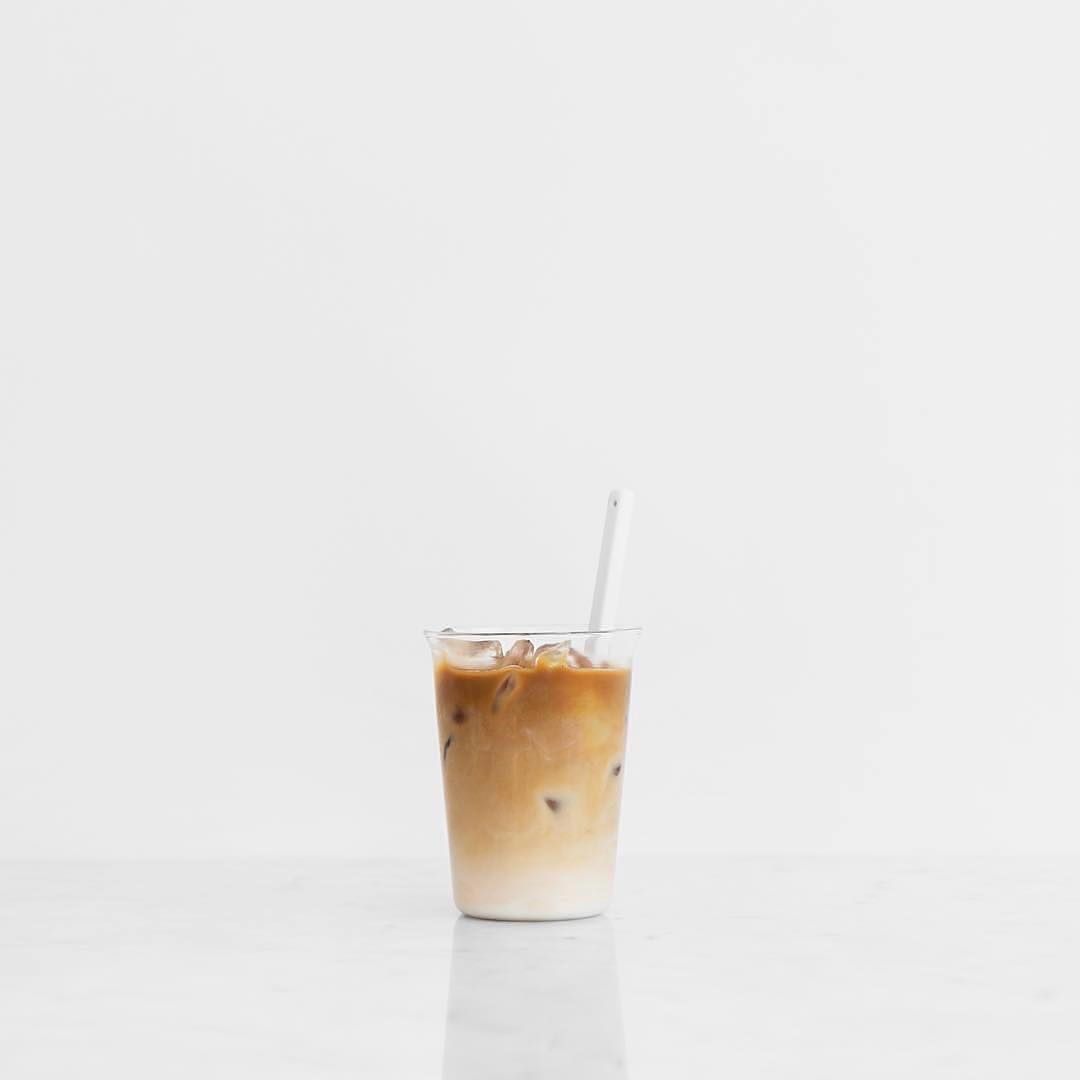 The first iced coffee day of the season ? Don't ever leave us, spring ...